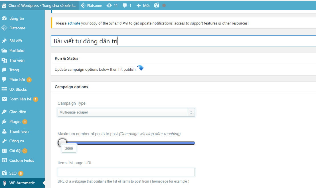 Hướng dẫn sử dụng Wordpress Automatic Plugin chi tiết nhất