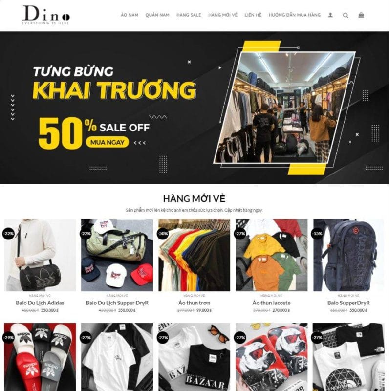 Top 5 Mẫu Website Bán Hàng Đẹp Nhất Cho Kinh Doanh Hiệu Quả